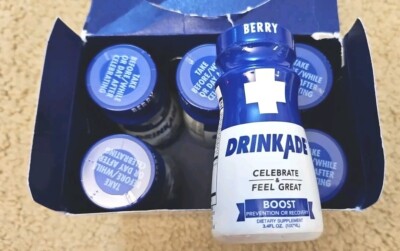 DrinkAde Boost (6 pack) Hydration Drink with Caffeine, Electrolytes ...