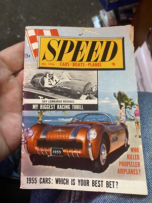 Speed Magazine December 1954 Issue No Label | eBay
