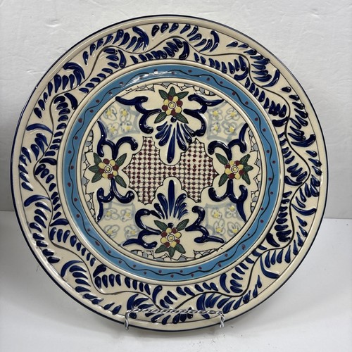 Hand Painted Expressions Hanging Plate Mediterranean Style Design 12 ...