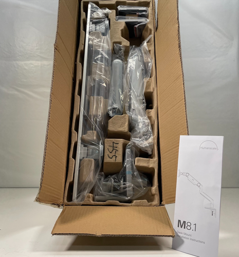 Humanscale M8.1 Monitor Arm Desk Mount | VESA | Silver | New Open Box ...