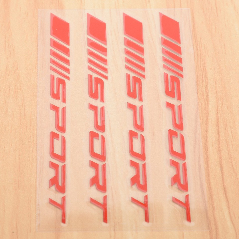 2X(Sport Decal Sticker Wheels Rims Racing Car Sticker Self Adhesive ...