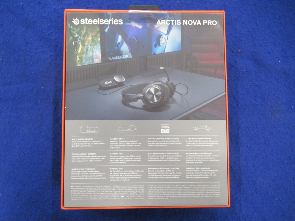 Steelseries Arctis Nova Pro High-Fidelity Wired Gaming Headset PC / PS5 ...