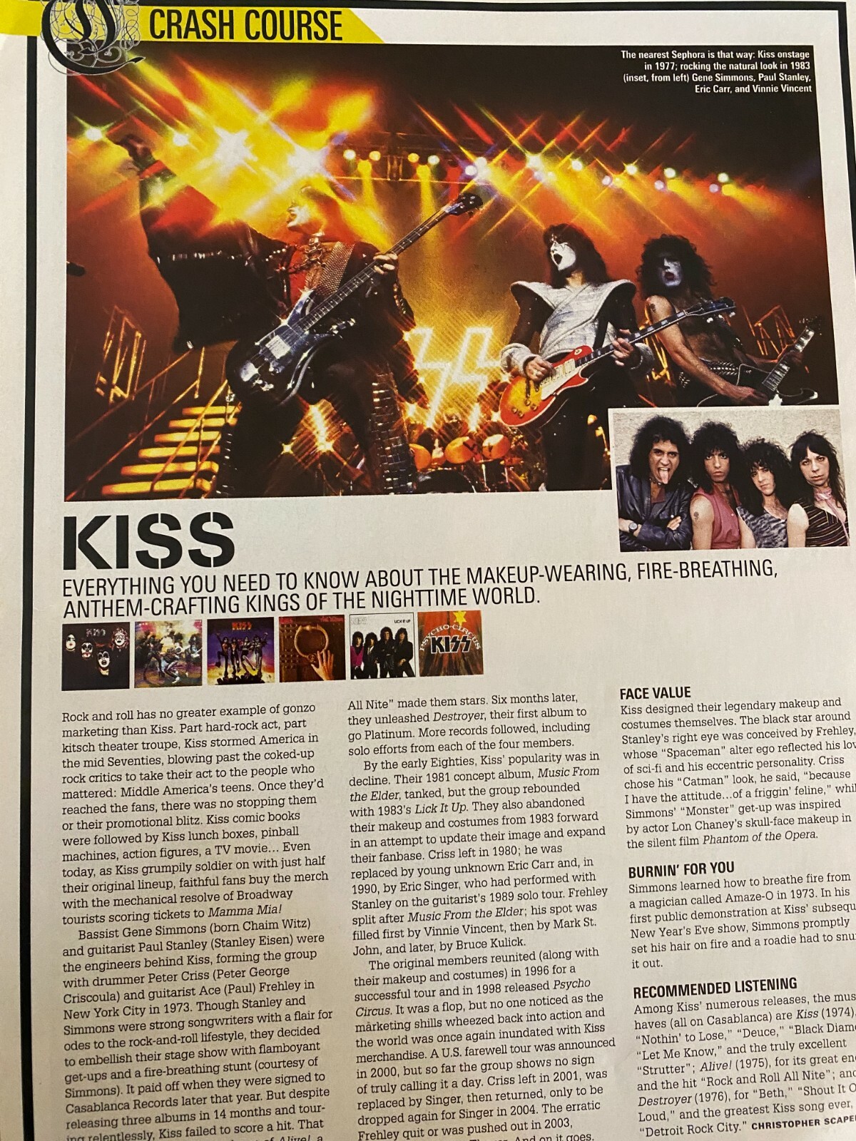 Kiss, Full Page Vintage Clipping | eBay