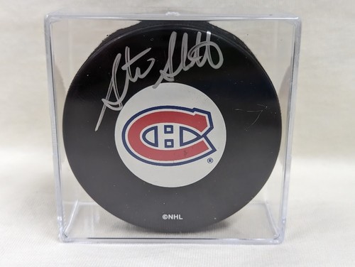 Steve Shutt Canadiens NHL HOCKEY PUCK Signed AUTOGRAPHED + Case | eBay