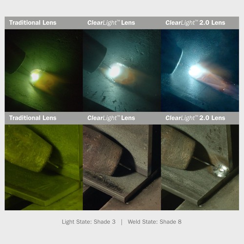 Miller Clearlight Lens Blue Rage Digital Performance Welding Helmet ...