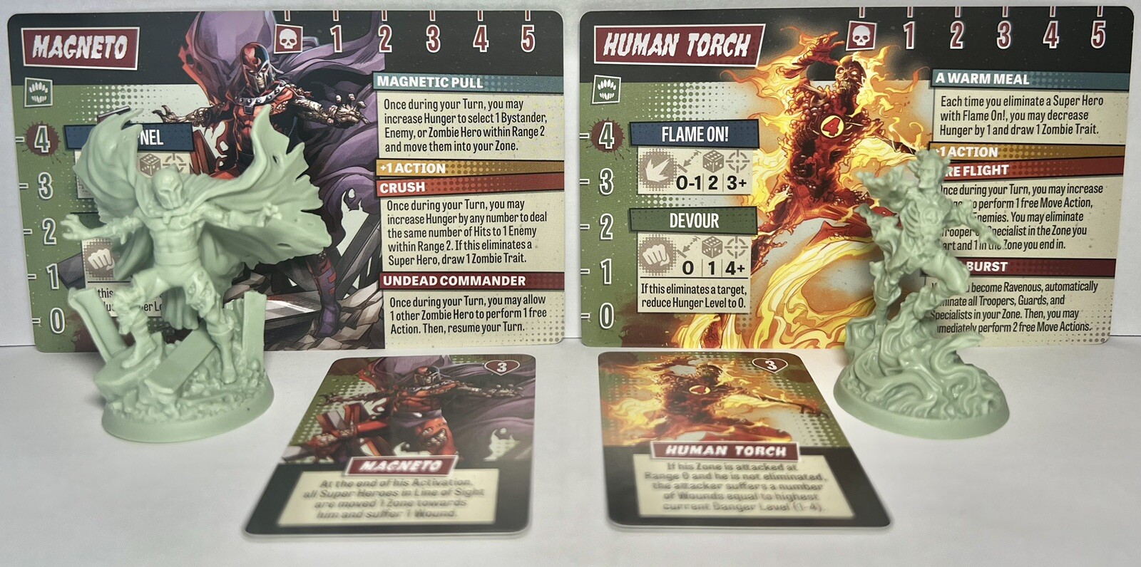 Marvel Zombies Magneto & Human Torch Promos Box Kickstarter Heros ...