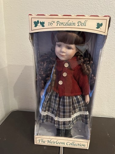 NEW 16” Porcelain Heirloom Collection Doll | eBay