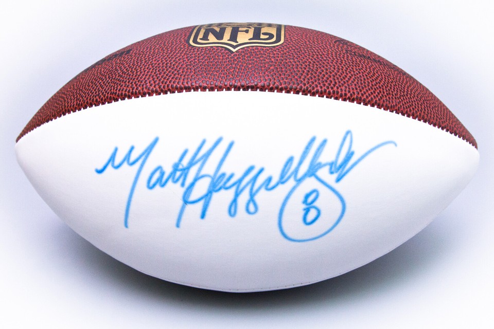 Authentic MATT HASSELBECK Autographed NFL Football Packers Seahawks ...