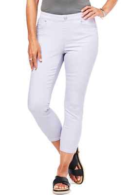 Skinnygirl Mid Rise Skinny Crop Injeanious Stretch Jeans Dusty Lilac | eBay