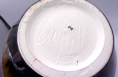 Signed Handmade Bill Campbell Pottery Vase Flambeaux Crystalline ...