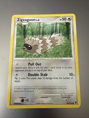 ZIGZAGOON - 96/106 - Great Encounters - Pokemon Card - NM | eBay