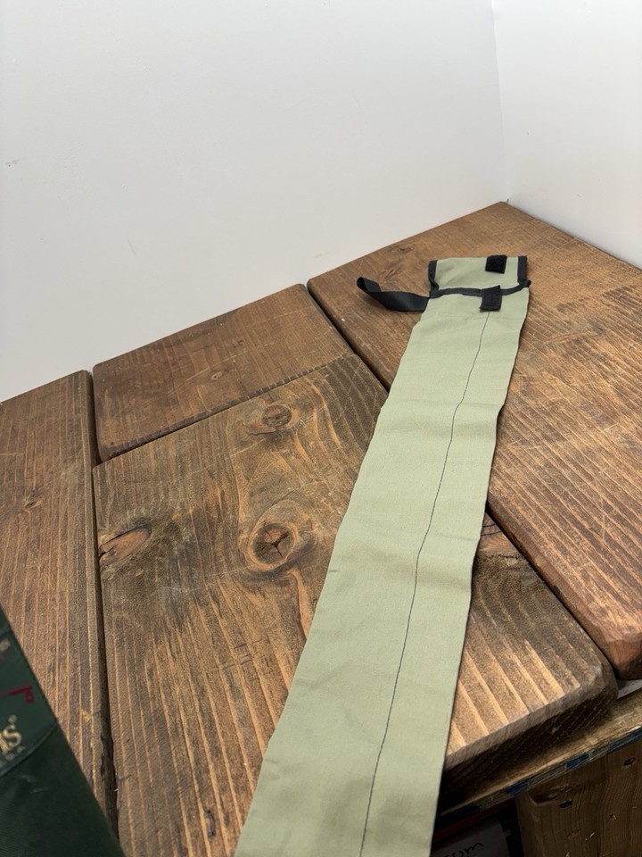 Orvis Silver Label Fly Rod Case 2 1/2” X 57” Green Zippered NO ROD ...