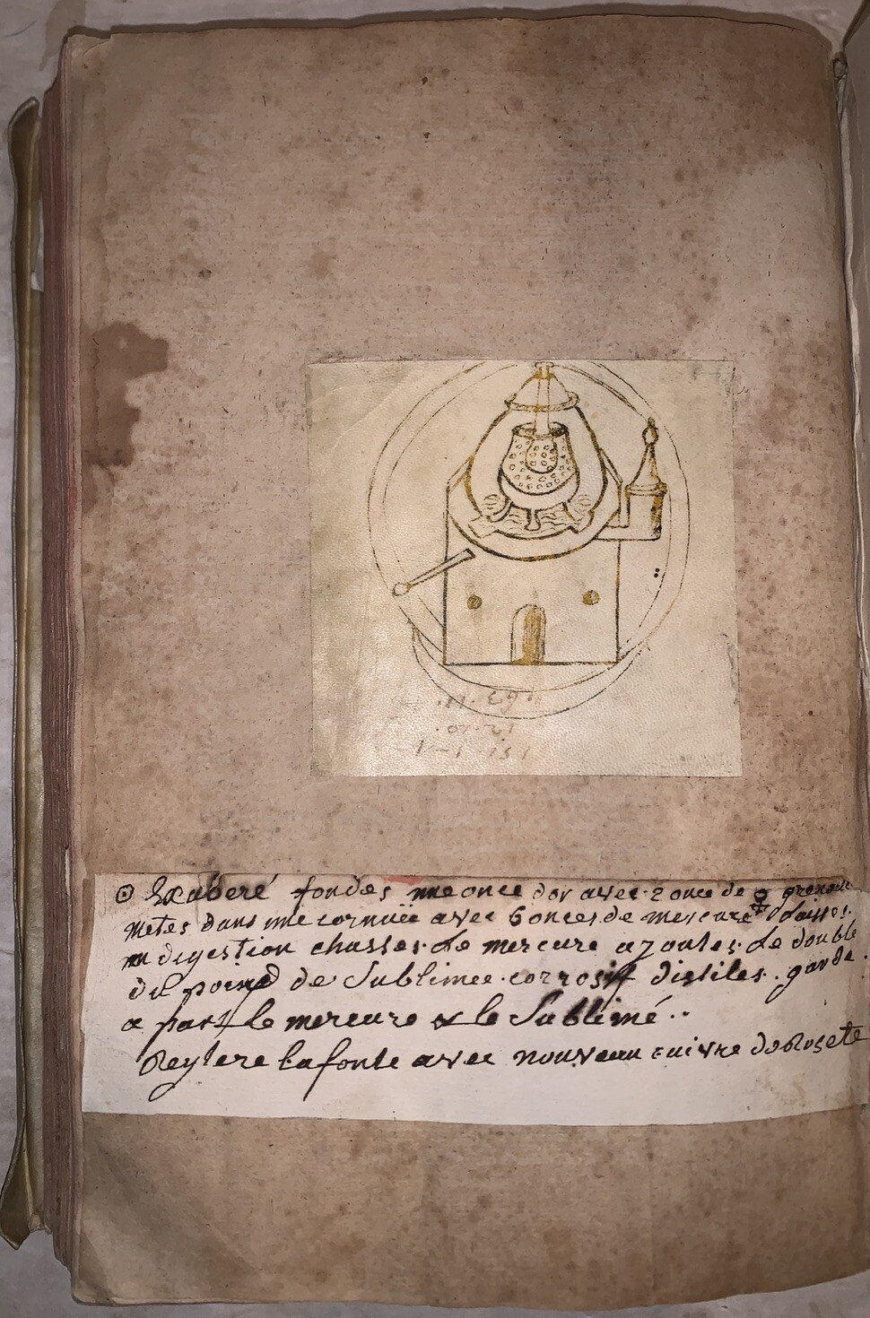 1700, LARGE ALCHEMY MANUSCRIPT, FOLIO, FRENCH, OCCULT, ALCHEMICAL ...