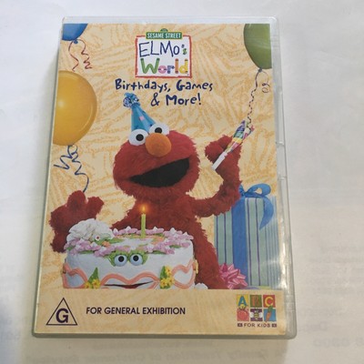 Sesame Street - Elmo's World - Birthday Games And More (DVD) R4 FREE ...