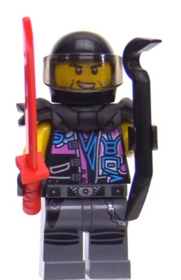 LEGO NINJAGO Skip Vicious njo395 Minifigure +Weapons ex70640 VGC U.K ...