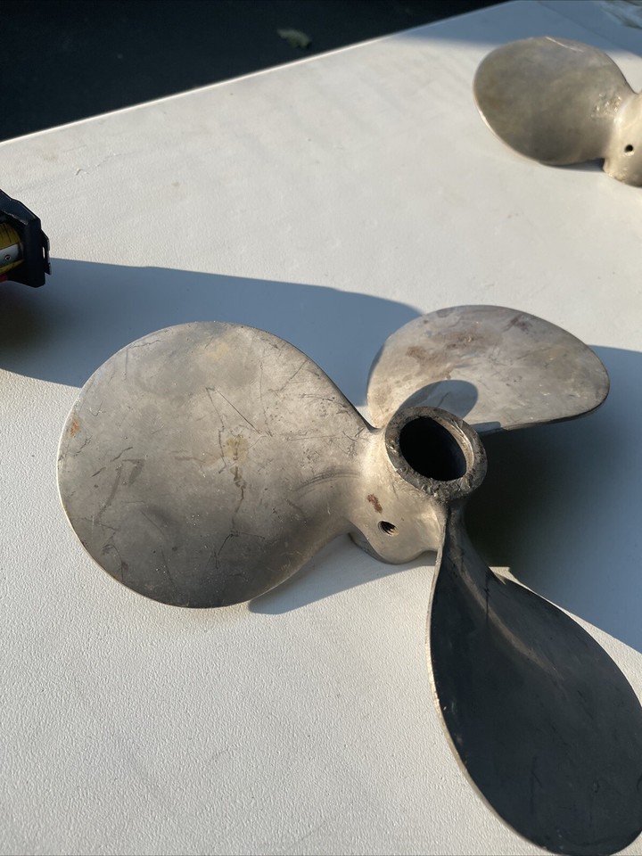 Stainless Steel Inboard Boat propeller See Pics For Size | eBay