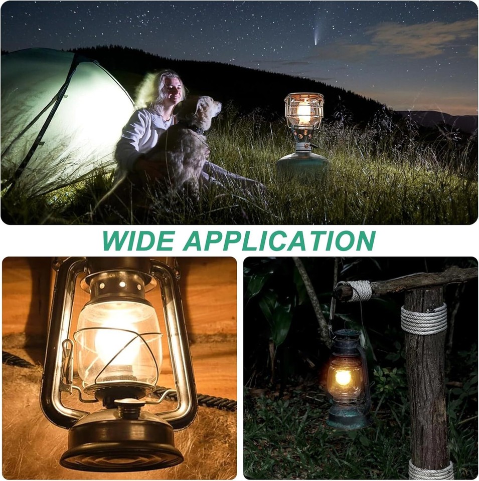 10 or 20Pc Lantern Mantles Propane for Gas Lantern Propane Light Mantle ...