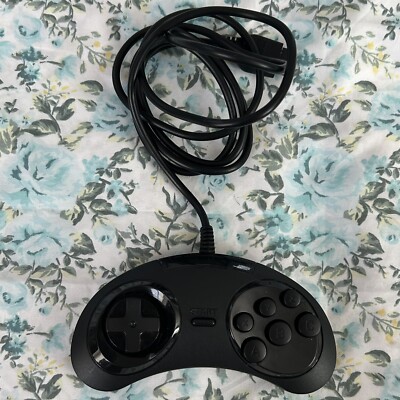 Sega Genesis 6 Button Controller Black Generic | eBay