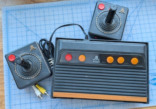 Atari Flashback Video Game Console 2 Wireless Joystick Controllers | eBay