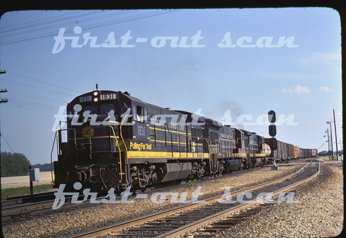 W Original Slide - SCL Seaboard 1831 Action w/ Freight Colier VA 1977 | eBay