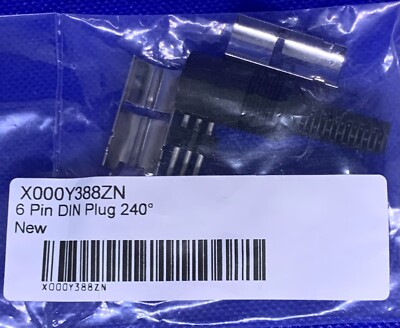 6Pin DIN Male Inline Plug Connector (X000Y388ZN) PAN-DIN-46000-6P | eBay