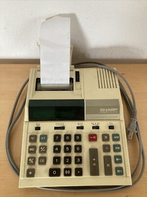 Sharp Compet VX-2185 Electronic Printing Calculator Rare Model | eBay