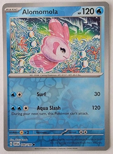 Alomomola 048/198 Sv01: Scarlet & Violet Base Set Reverse Holo NM | eBay