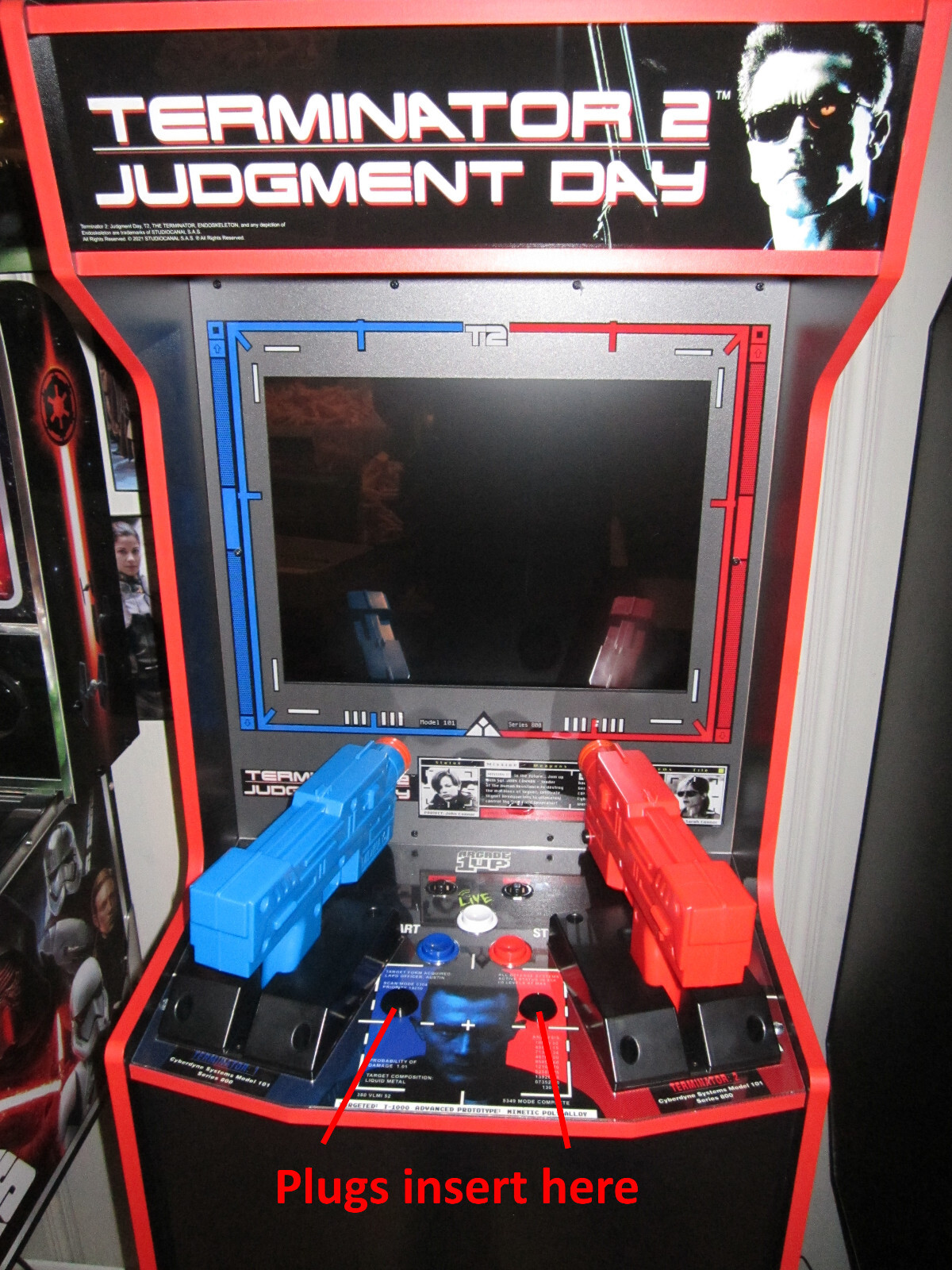 Arcade1up Terminator 2 Custom Cable Mod Plugs | eBay