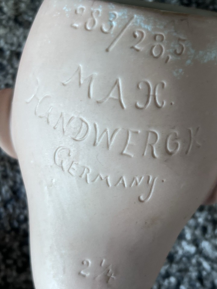 Max Handwerk German Doll Head Glass Eyes Porcelain Teeth 283 | eBay