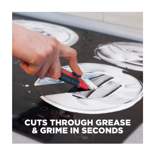Weiman Glass Ceramic Stove Top Cooktop Surfaces Cleaner Scraper Clean ...