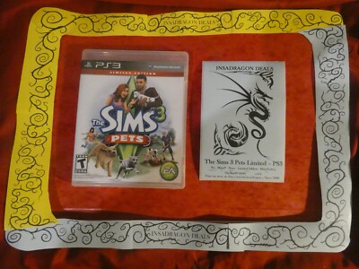The Sims 3 Pets Limited Edition (PS3 Sony PlayStation 3, 2011) Disc ...