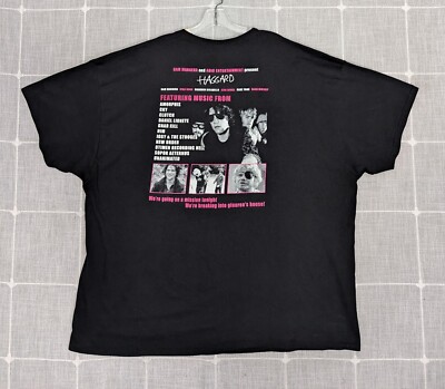 Bam Margera Haggard Movie Shirt Y2K Mens 3XL Black Promo Tee Ryan Dunn ...