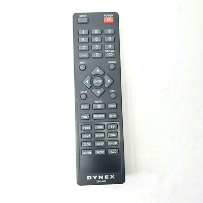 ZRC-400 Remote Control for Dynex TV DX19L150A11 DX-22L150A11 DX ...