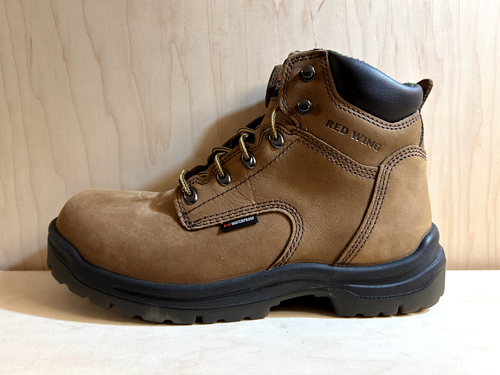 Red Wing King Toe 435 Mens 6-inch Waterproof Soft Toe Boot US 10D Brown ...