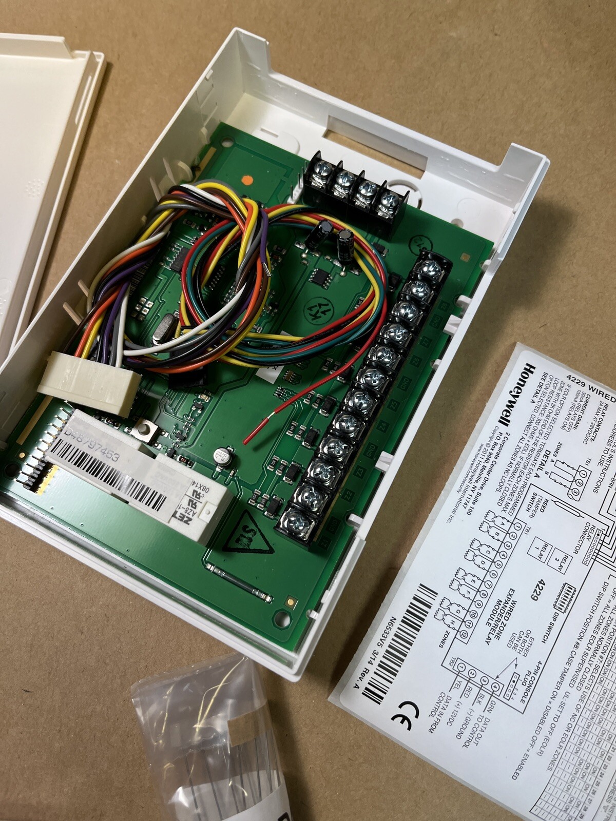 Ademco Honeywell 4229 Wired Zone Expander Relay Module for sale online ...