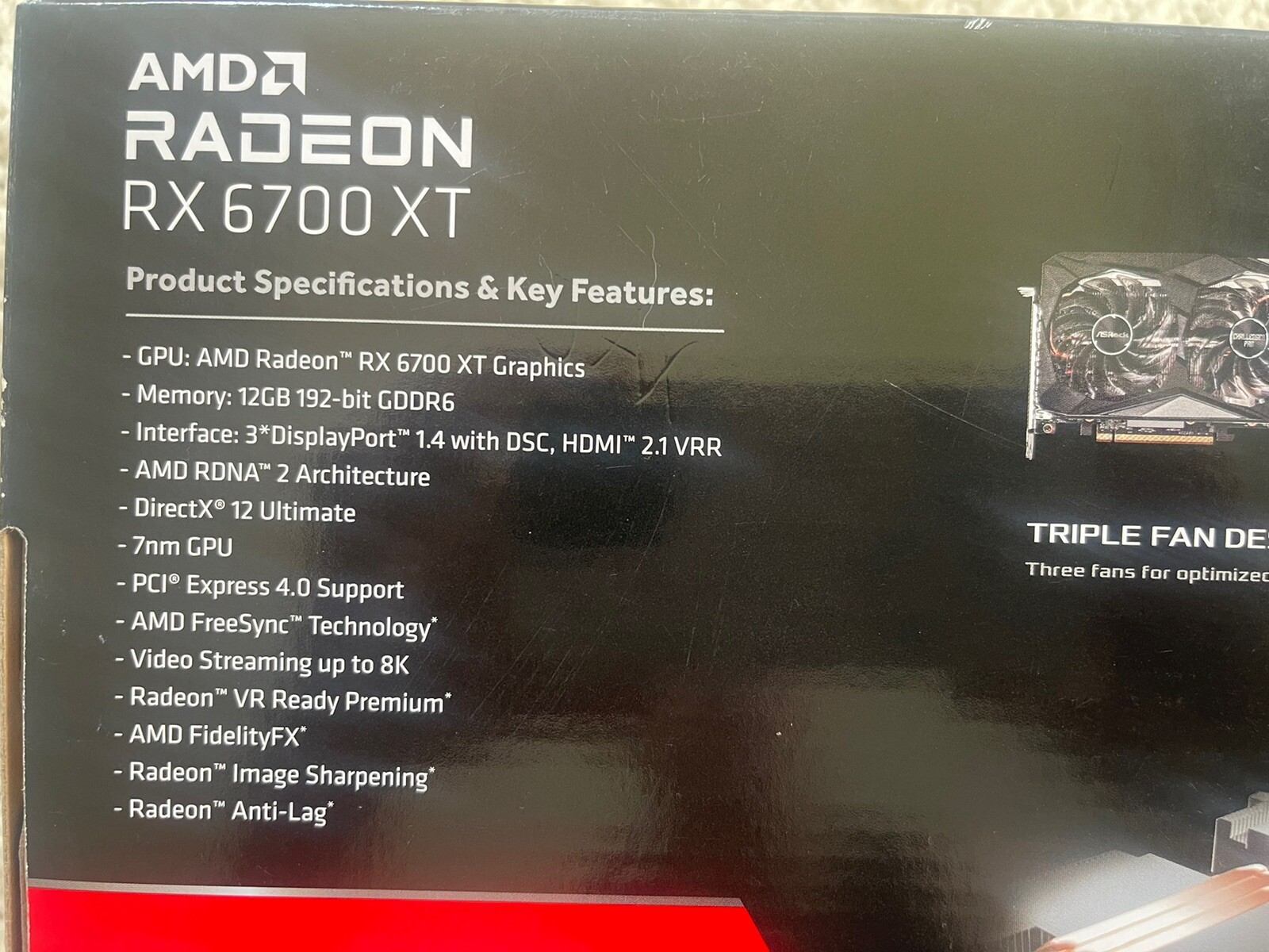 AMD Radeon RX 6700 XT 12GB GDDR6 Graphics Card for sale online | eBay