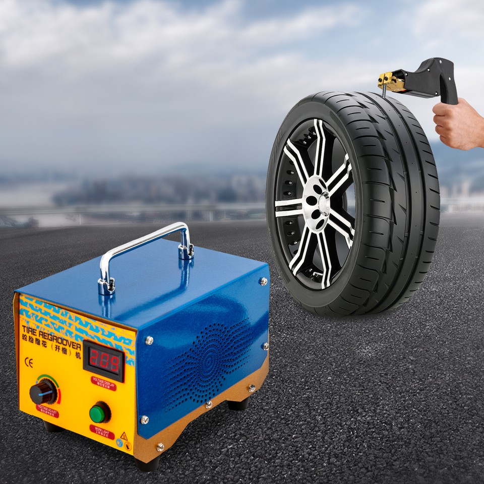 Truck Tire Groover Rubber Cutter Regroover Tyre Grooving Machine w ...