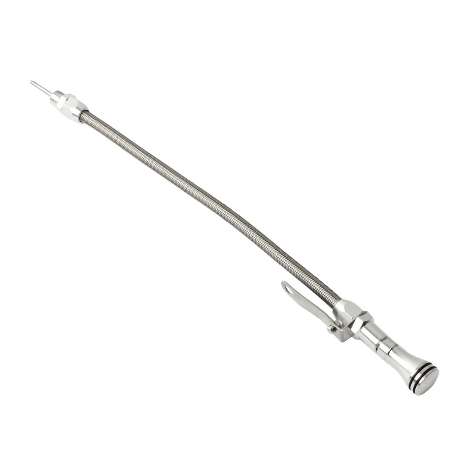 Flexible Oil Pan Dipstick Tube Kit Screw-in For Ford SB 289 302 351W BB ...