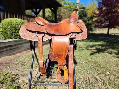 JR Wenger Western Ranch Saddle 16" | eBay