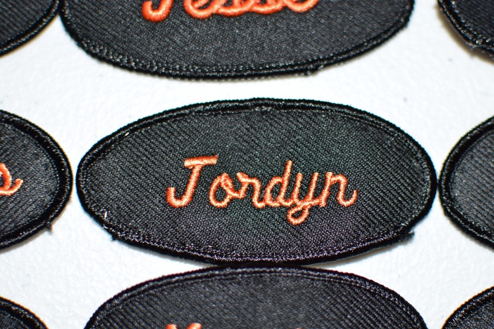 Embroidered Used Name Tag Patch Mechanic Work Shirt Uniform Sales ...