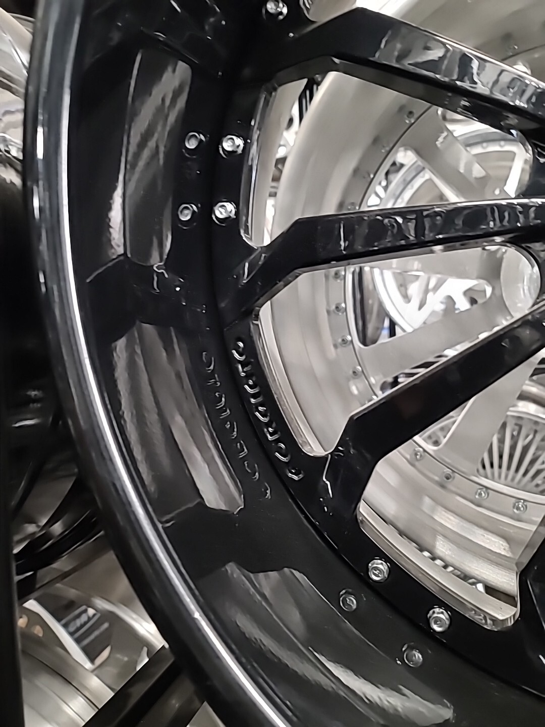 24" FORGIATO NAVAJA 5X115 WIDEBODY DODGE CHARGER CHALLENGER RED EYE ...