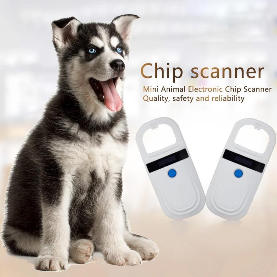 Handheld Pet ID Microchip Scanner ISO 11784 11785 FDX-B ID64 RFID ...