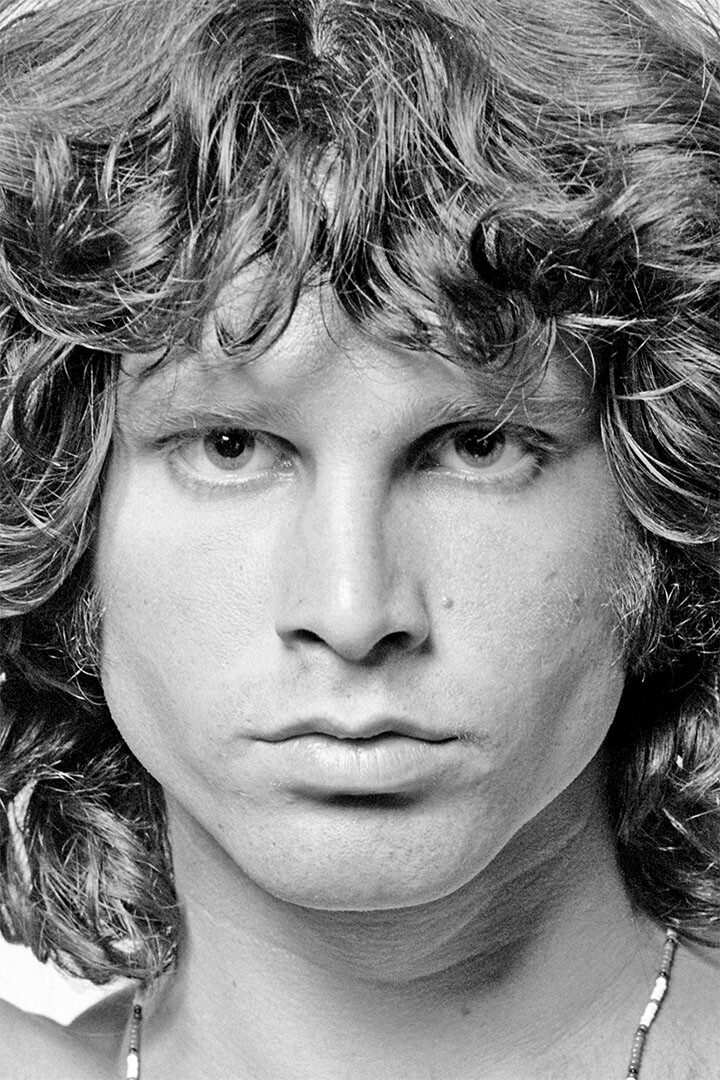 Jim Morrison Black And White Poster