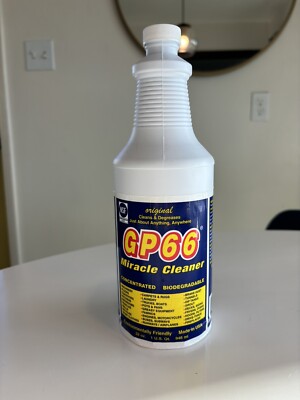 GP66 Miracle Cleaner and Degreaser 32oz. Spray Bottle (No Sprayer Inc ...