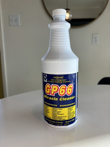 GP66 Miracle Cleaner and Degreaser 32oz. Spray Bottle (No Sprayer Inc ...