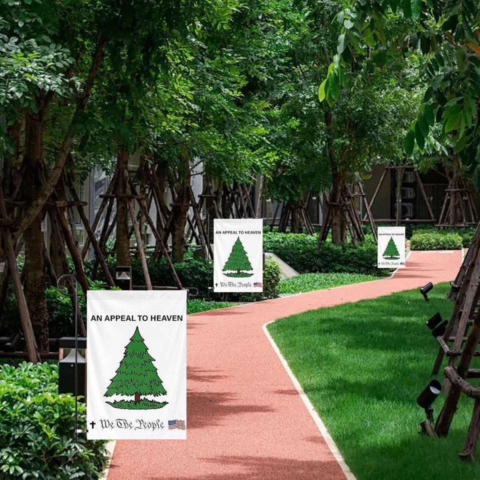 Appell an die Paradise-Flagge,A Pine Tree Flag Outdoor - Kiefernbaum ...