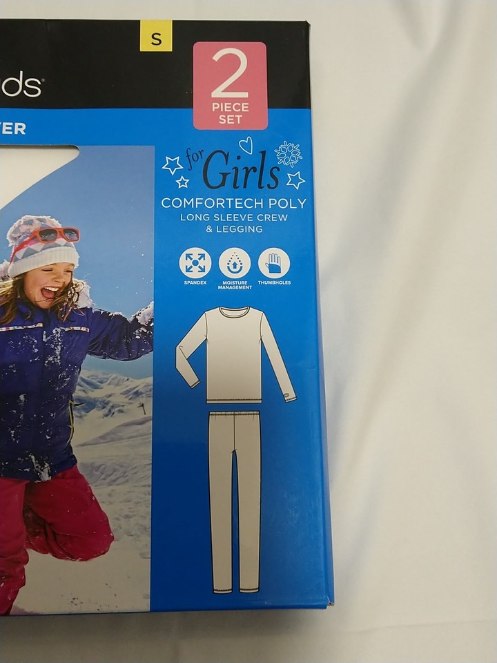 NWT Girls Cuddl Duds Size Small Comfort Poly 2 piece children's $26.00 ...