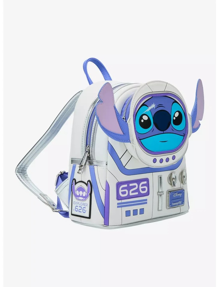 Loungefly Disney Lilo & Stitch Astronaut Stitch Figural Mini Backpack ...