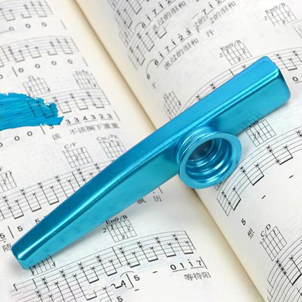 Metal Kazoos Musical Woodwind Instrument Mouth Flutes for Beginner ...