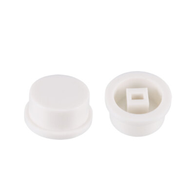 25Pcs Plastic 13.5x7.5mm Latching Pushbutton Tactile Switch Caps Cover ...